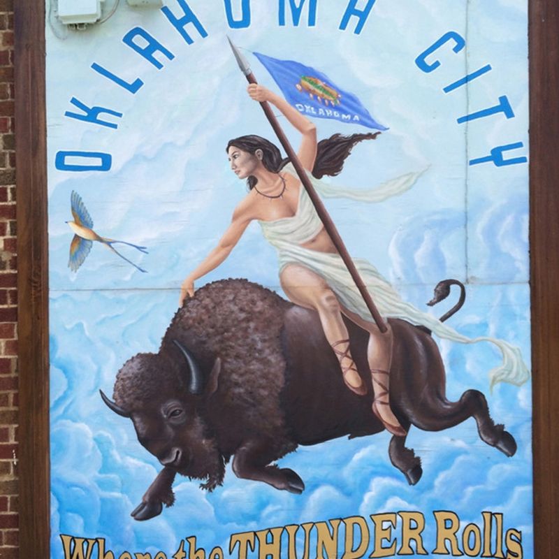 Buffalo Goddess 2 Mural | TravelOK.com - Oklahoma's Official Travel ...