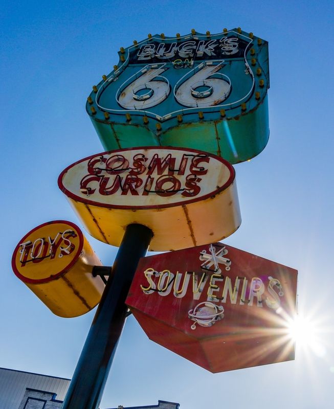 Neon Signs on Route 66 | TravelOK.com - Oklahoma's Official Travel ...