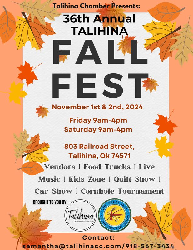 Talihina Fall Foliage Festival | TravelOK.com - Oklahoma's Official ...