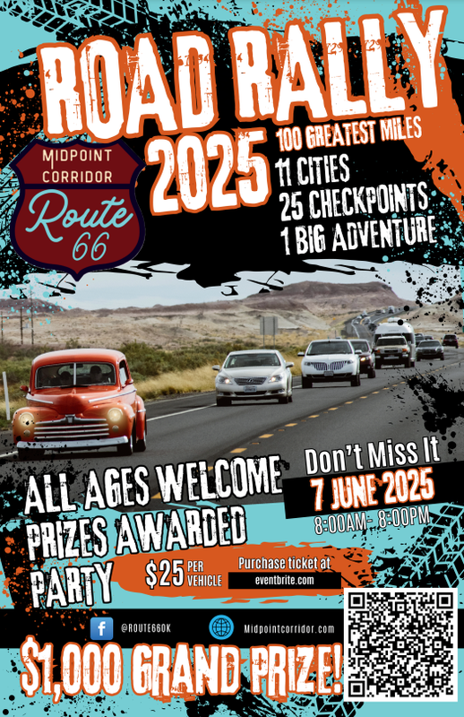 Midpoint Corridor Route 66 Road Rally | TravelOK.com - Oklahoma's ...